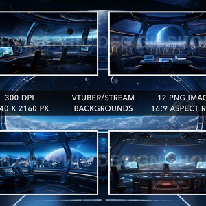 Space Station | Vtuber Background | Stream Background | Twitch ...
