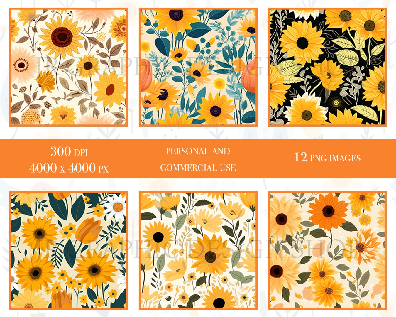 Spring Meadows Spring-themed Pattern Seamless Repeat Pattern Spring ...