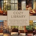 Cozy Home Library Zoom Backgrounds – Library Virtual Backgrounds for ...