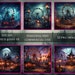 Cursed Carnival | Halloween Backgrounds PNG Bundle | Halloween ...