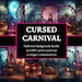 Cursed Carnival | Halloween Backgrounds PNG Bundle | Halloween ...