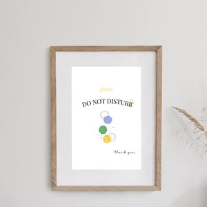 Do Not Disturb Sign Printable, Office Door Sign, Instant Download Sign ...