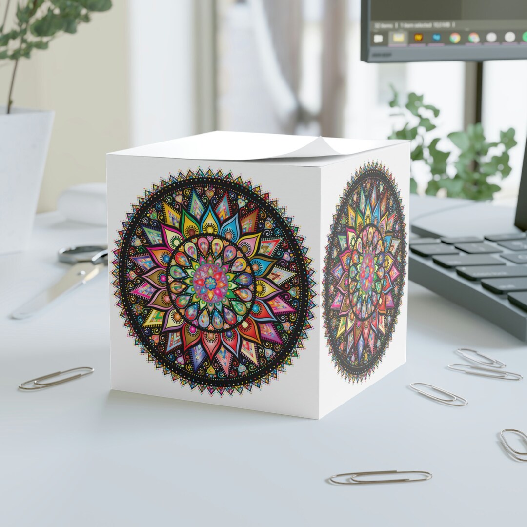 Zenprint 700: Mandala Memocube - Etsy