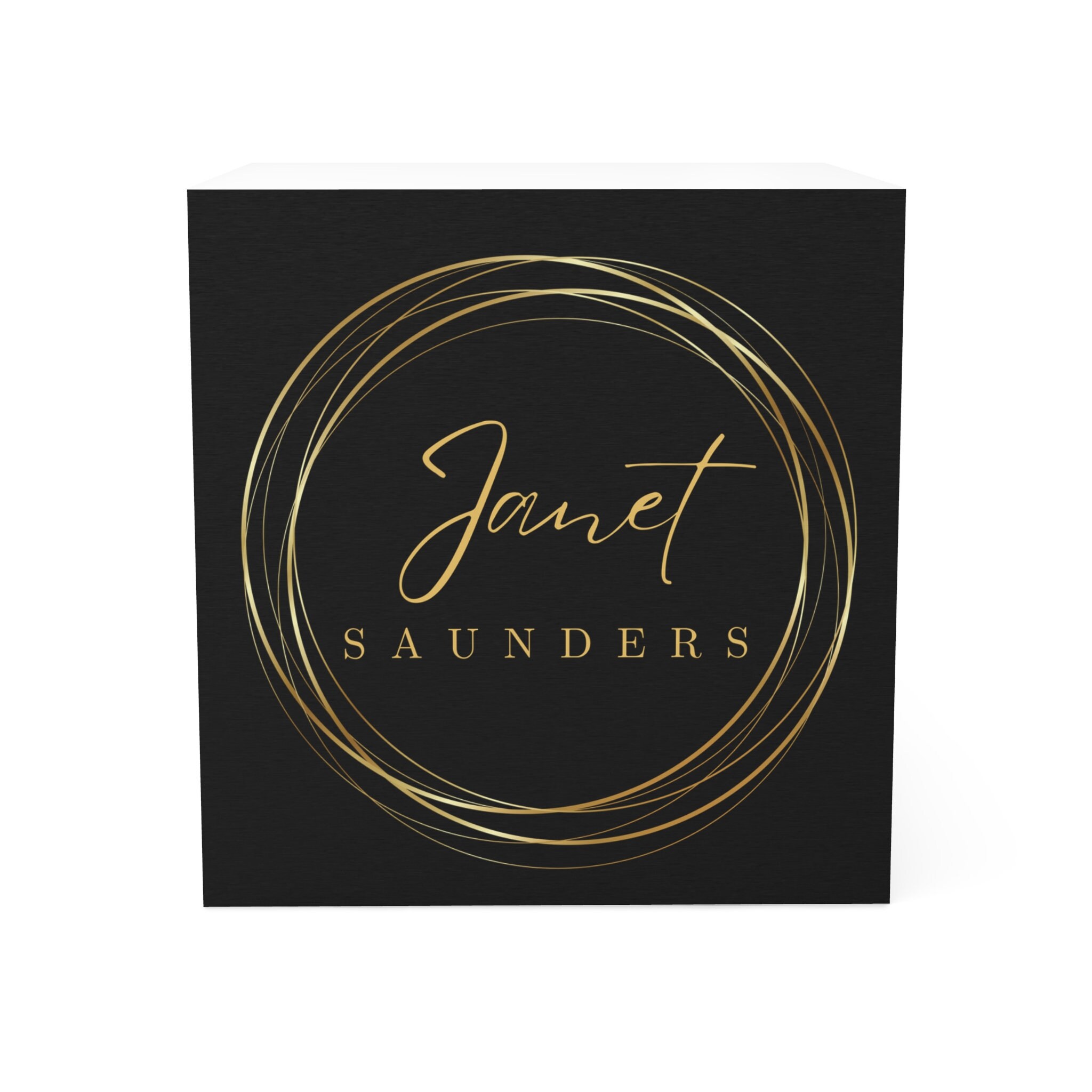 Elegant Personalized Note Cube, Teacher Gift, Classy Note Cube - Etsy