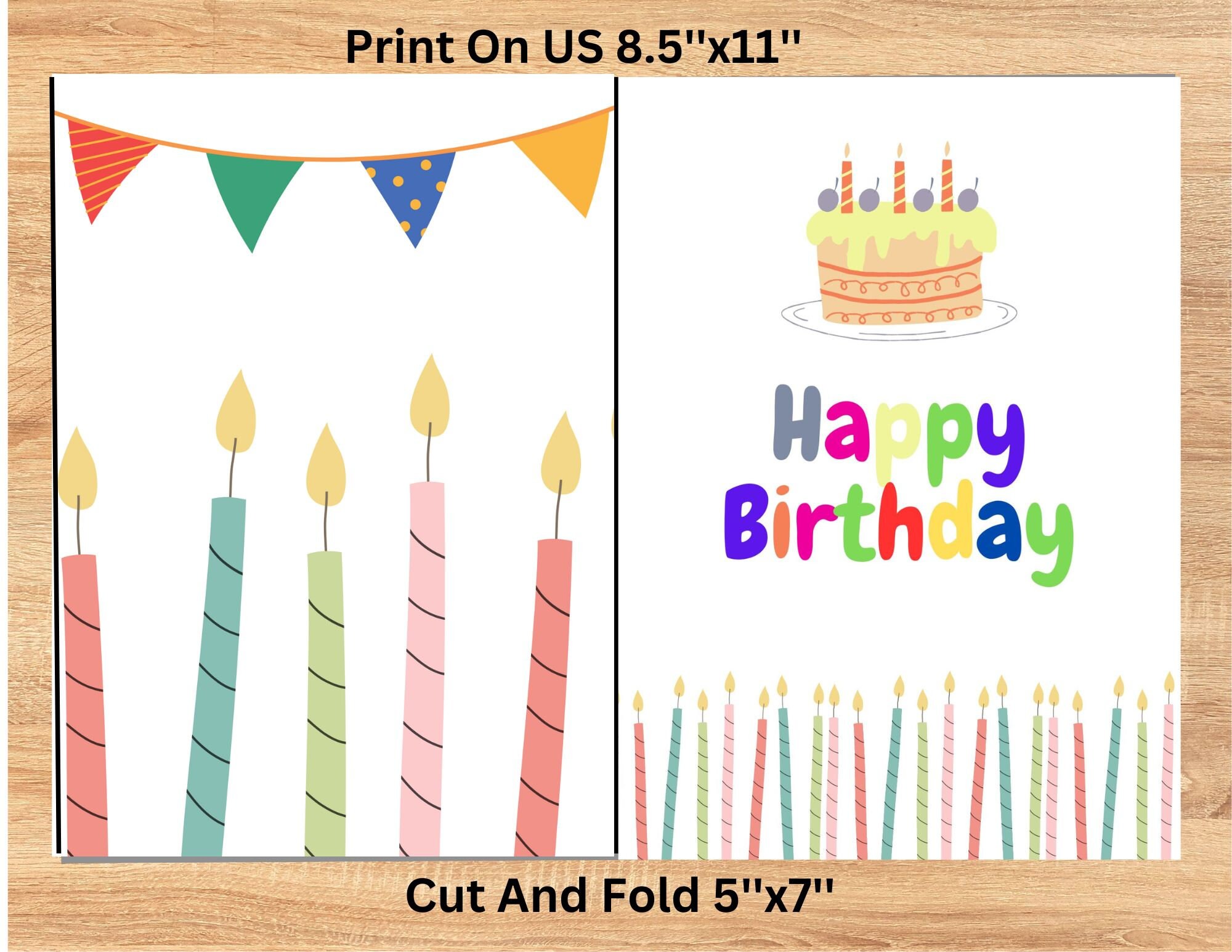 Printable Birthday Card - Etsy