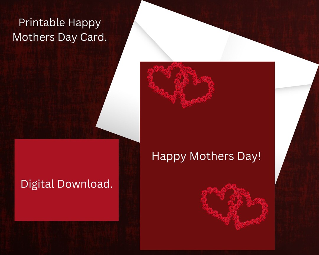 Happy Mothers Day Digital Card - Etsy
