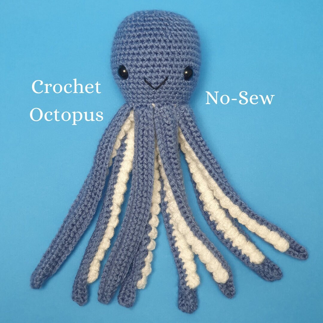 No-sew Octopus Amigurumi Pattern. Cute Crochet Octopus. Crochet PDF ...