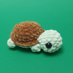 No-sew Turtle Crochet Pattern. No Sew Amigurumi Turtle. Mini Crochet ...