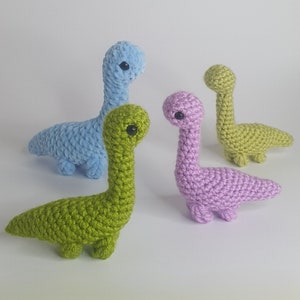 No-sew Mini Bronto Pattern. Easy Brontosaurus Amigurumi PDF Pattern ...
