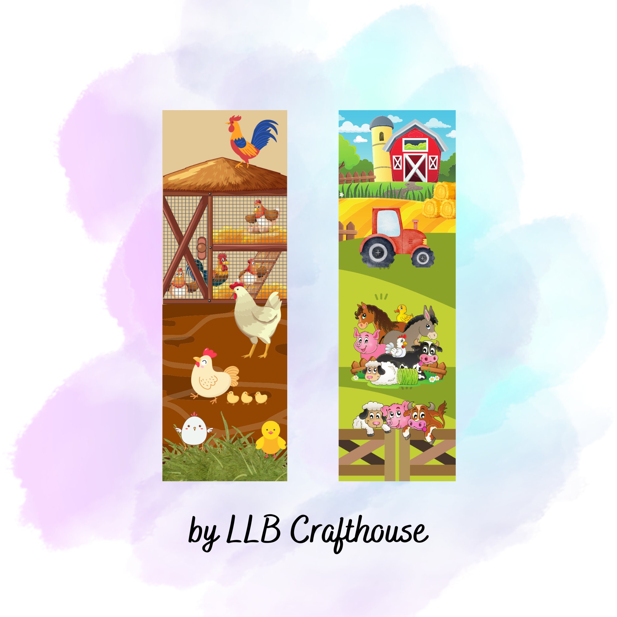 Fun Farm Pen Wraps, Digital Download SVG,PNG - Etsy