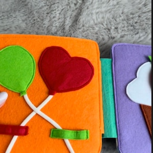 Quiet Felt Book With Activities for Todllers - Etsy