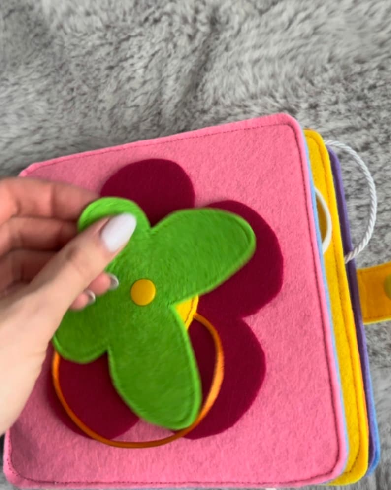 Quiet Felt Book With Activities for Todllers - Etsy