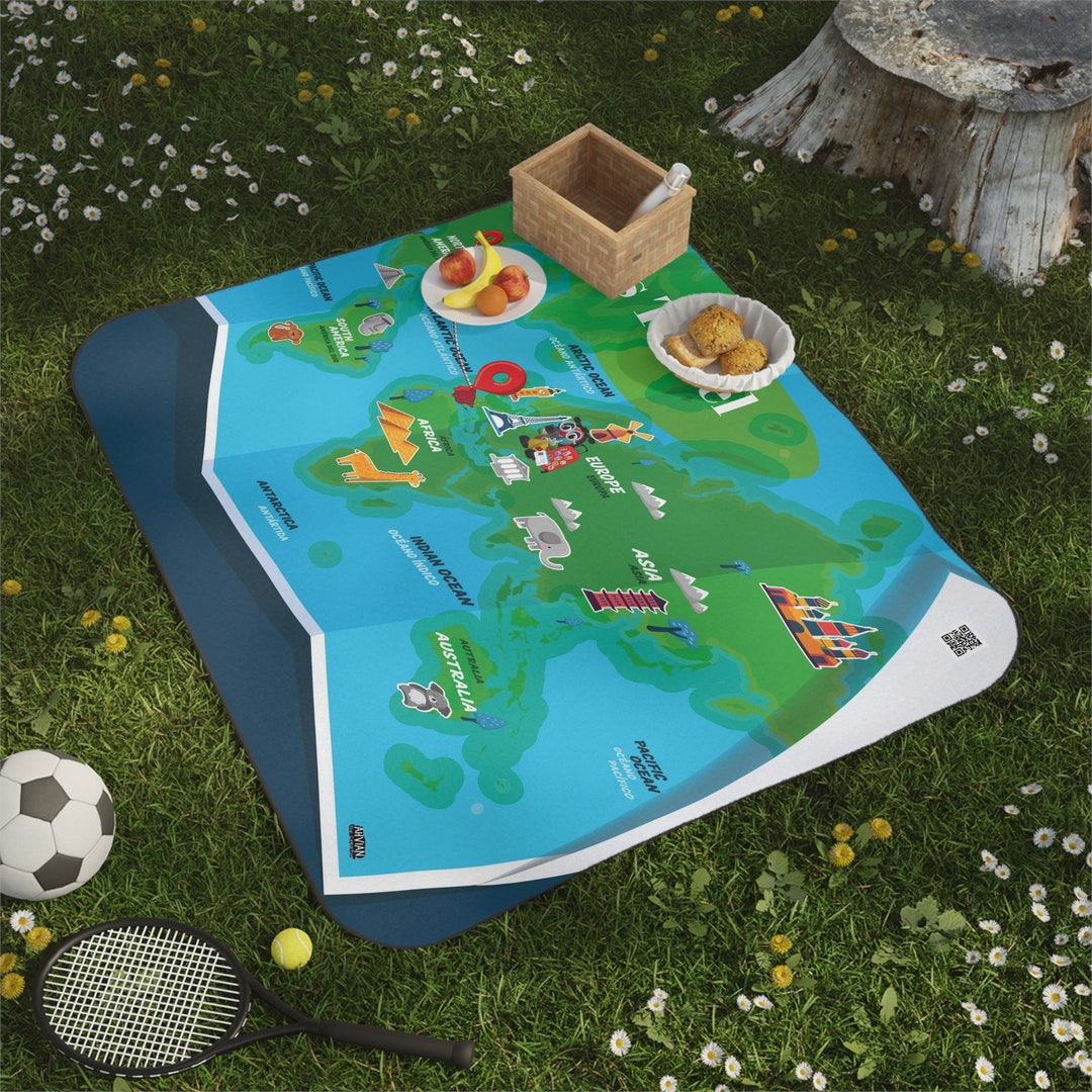 World Map - Blanket Floor for Your Students to Love Reading in Your ...