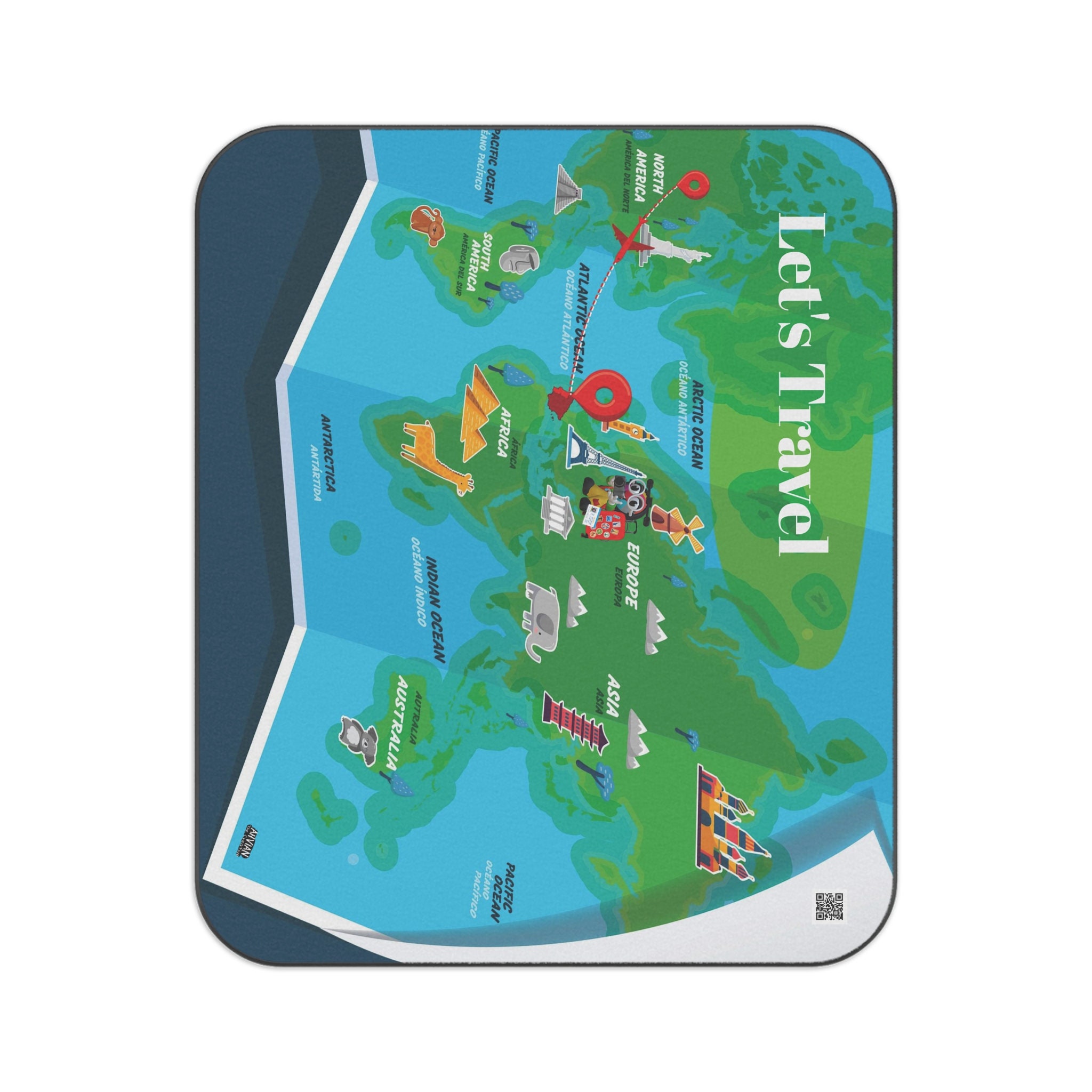 World Map - Blanket Floor for Your Students to Love Reading in Your ...