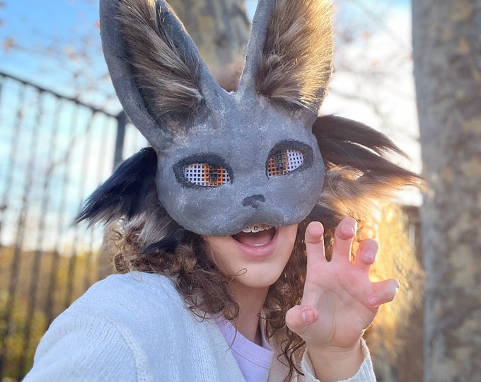 Bat Eared Fox Therian Mask Animal Mask Cosplay Mask Important Info in ...