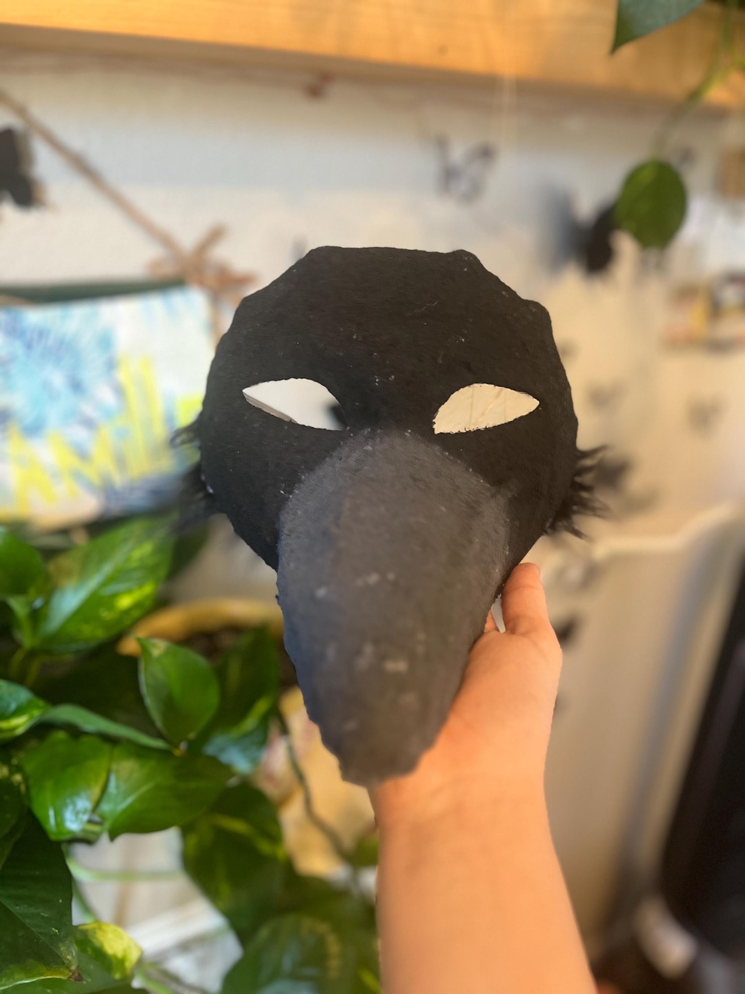 Crow Therian Mask - Etsy