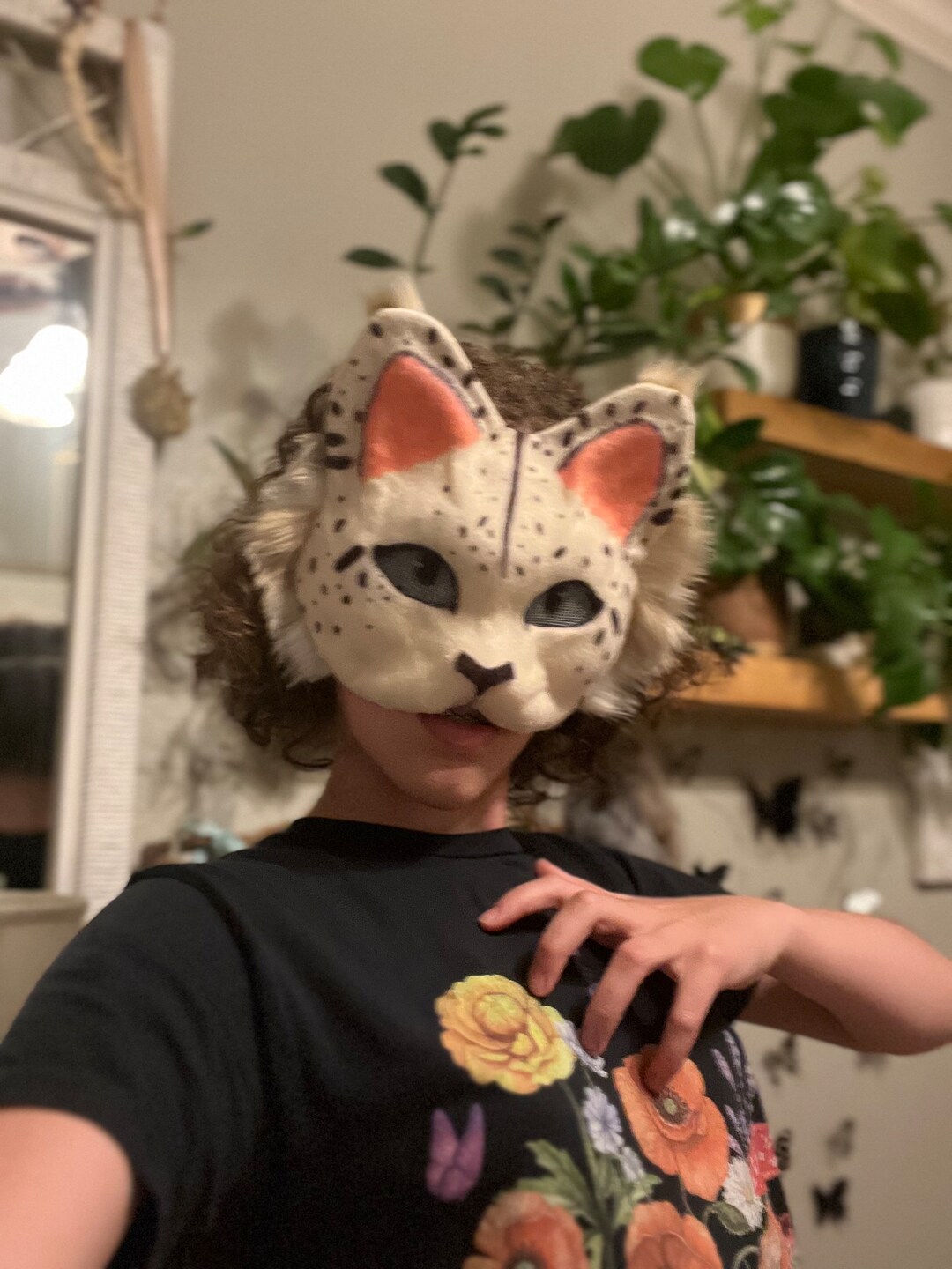 Snow Leopard Therian Mask - Etsy