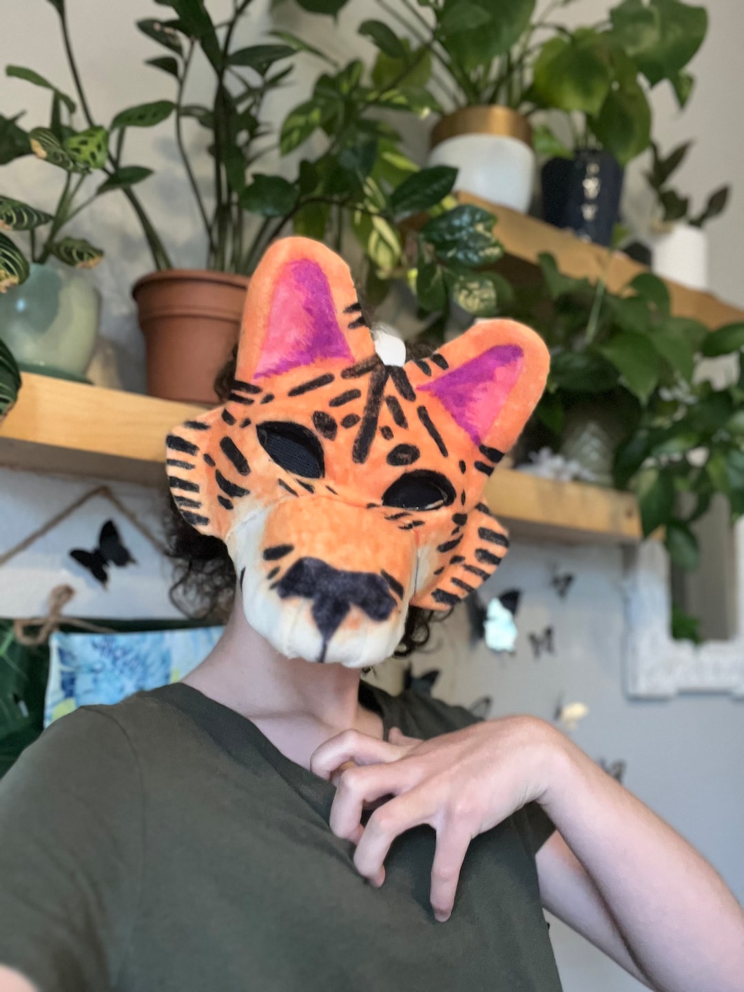 Jungle Tiger Therian Mask - Etsy