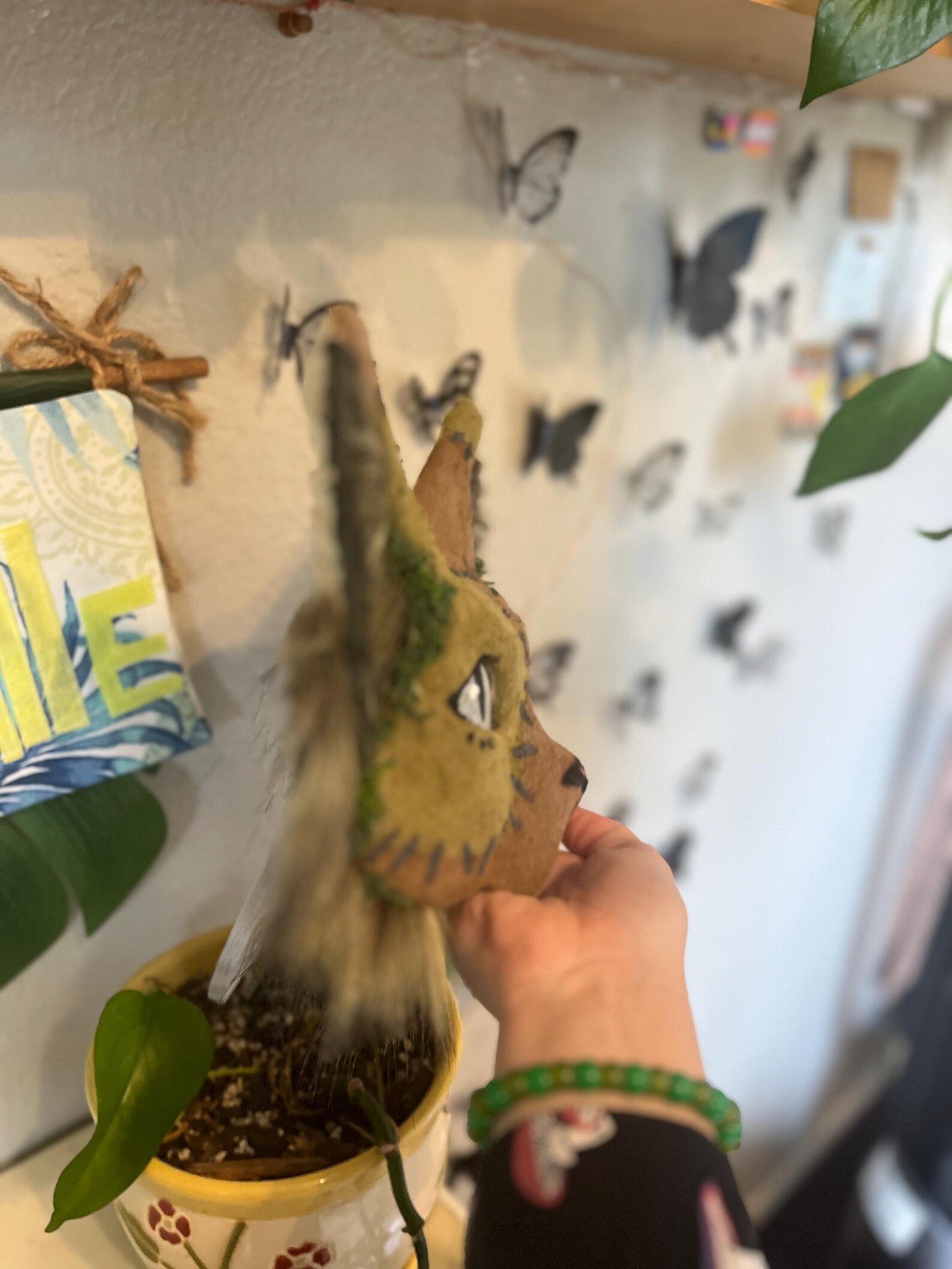 Zombie Moss Cat Therian Mask - Etsy