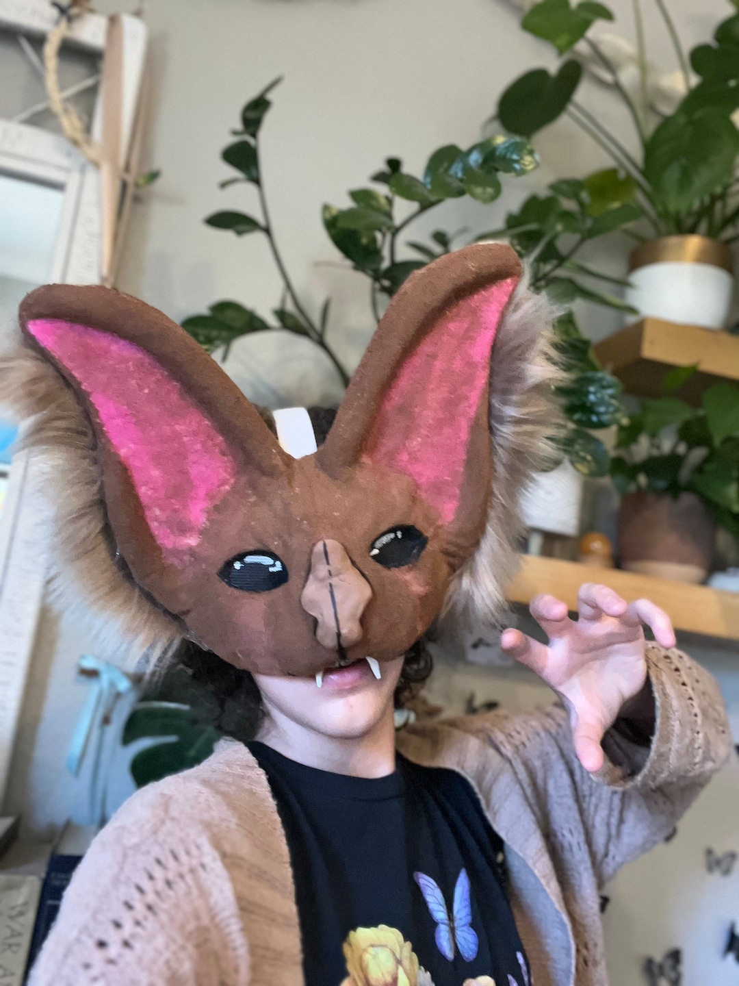 ON HOLD Bat Therian Mask - Etsy