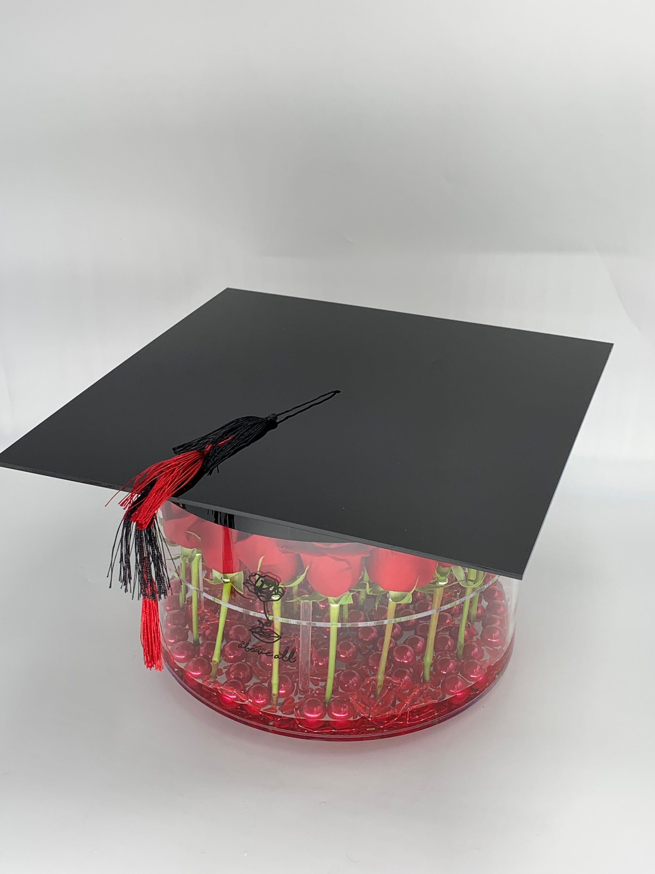 Graduation Hat Acrylic Box for Flowers and Keepsake - Etsy