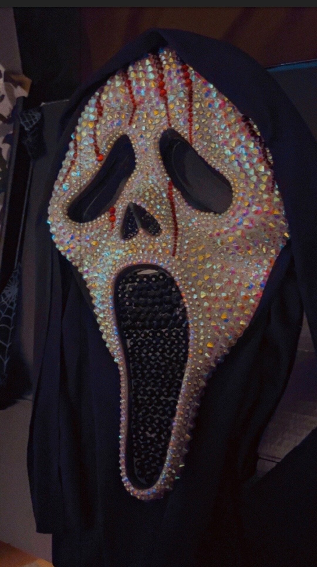 Custom Bedazzled Ghost Face Scream Replica Mask - Etsy