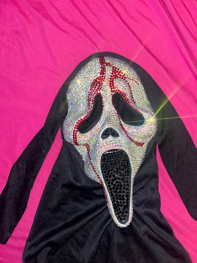 Combo Bedazzled Knife With Bedazzled Ghostface Combination - Etsy