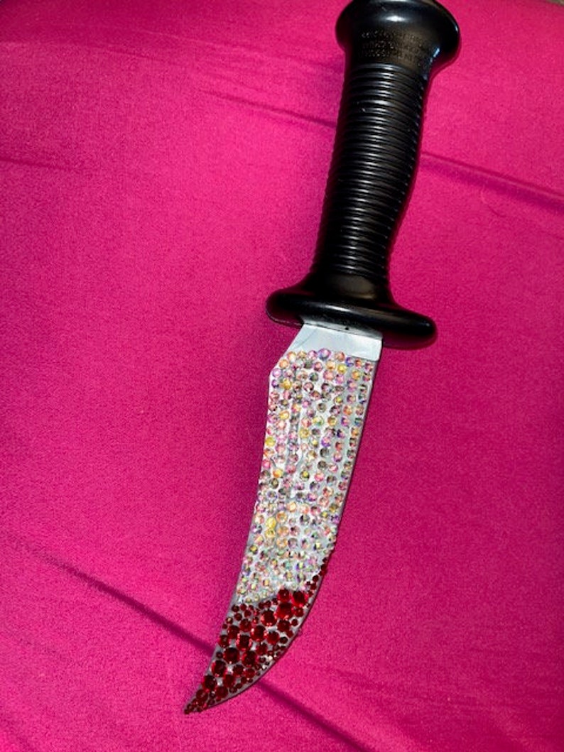 Combo Bedazzled Knife With Bedazzled Ghostface Combination - Etsy