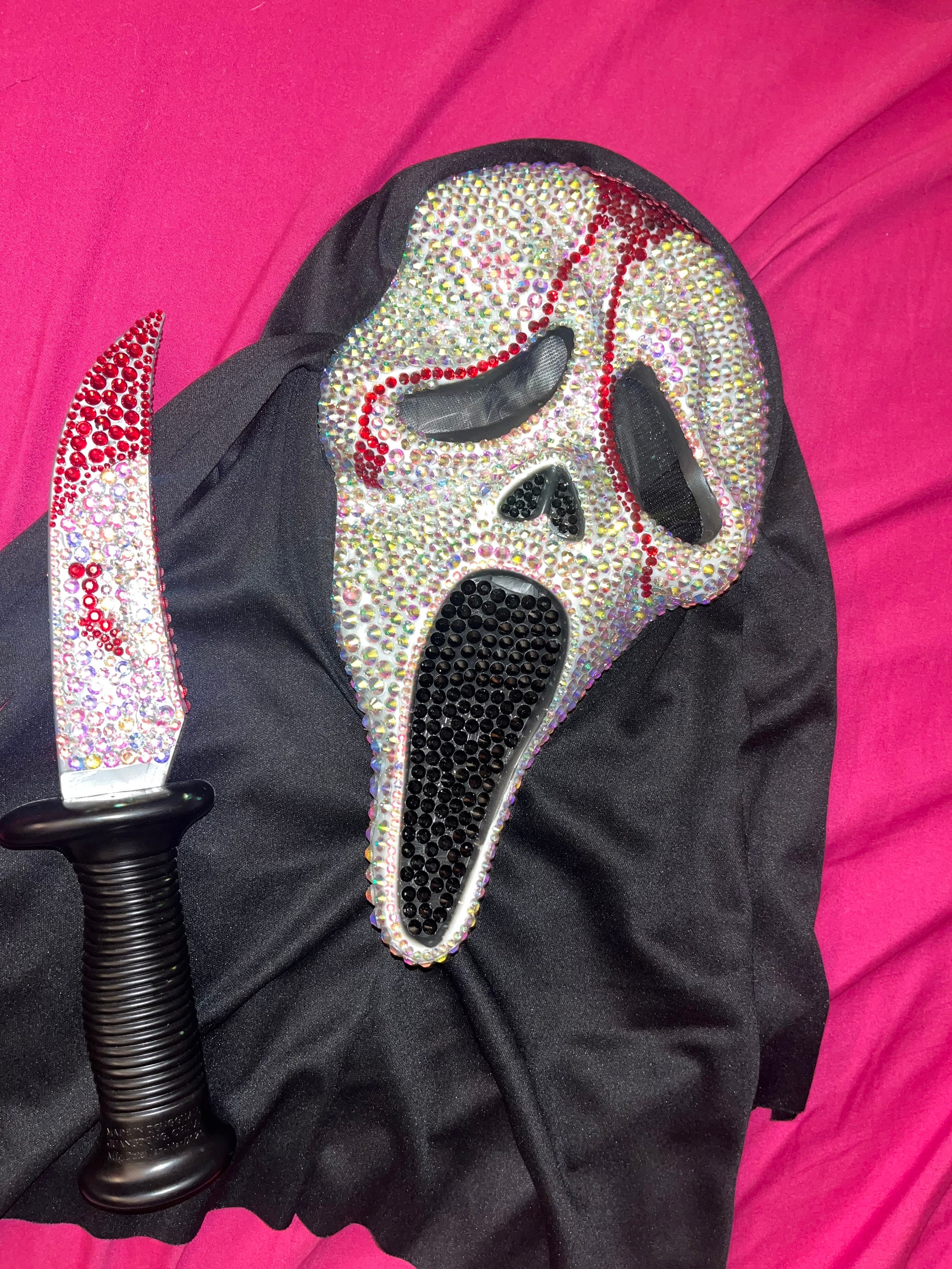 Combo Bedazzled Knife With Bedazzled Ghostface Combination - Etsy