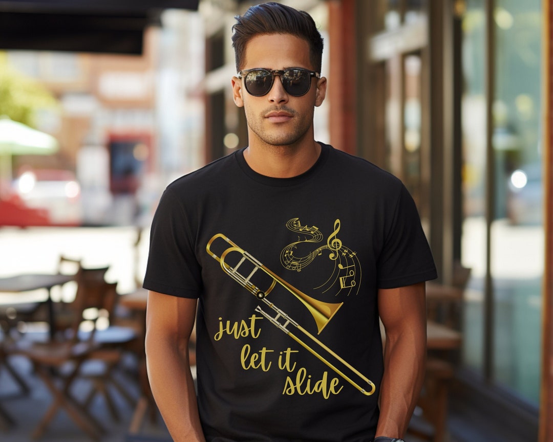 Trombone Player Short Sleeve T-shirt - Etsy