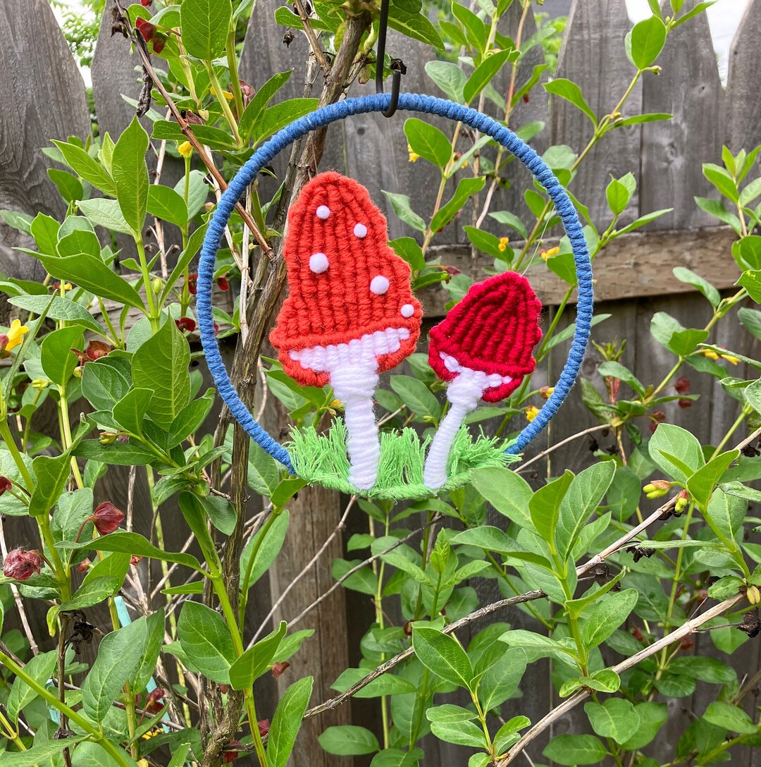 Macrame Mushroom - Etsy
