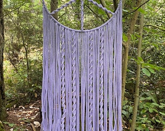 Macrame Peace Sign Wall Hanging/boho Wall Hanging - Etsy