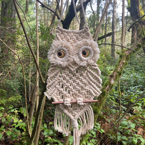 Macrame Owl - Etsy