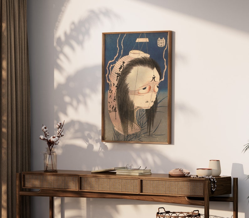 Yokai Set of 4 ||katsushika Hokusai Wall Art Gallery || Japanese ...