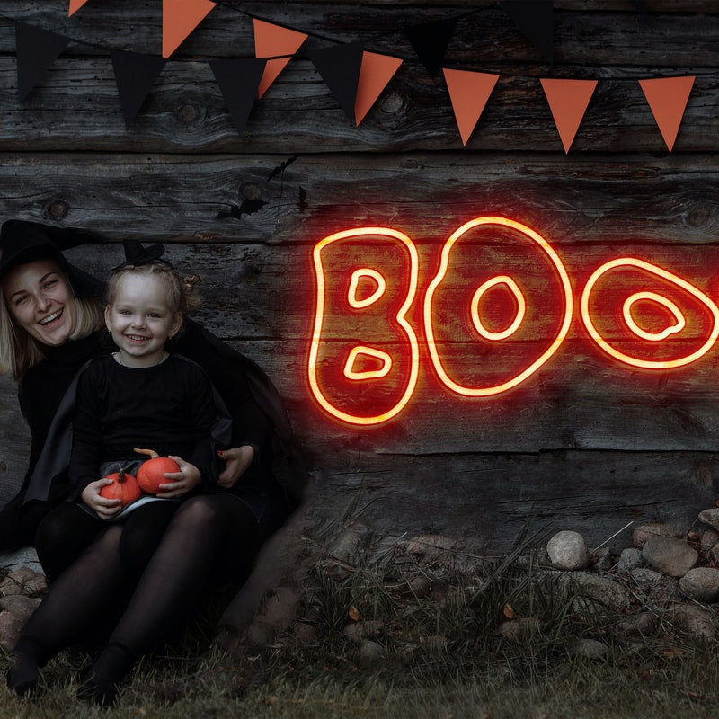 Halloween Lighted Sign - Etsy