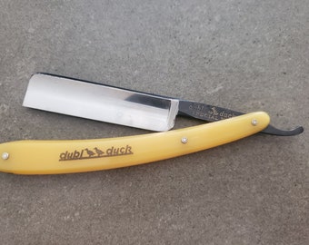 Vintage Dubl Duck Special No. 1 Straight Razor Pearlduck Solingen ...
