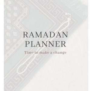 Ramadan Planner Printable, Instant Download, Productivity Planner ...
