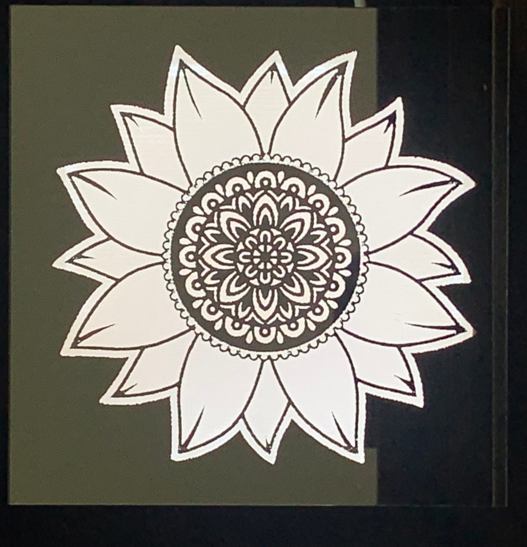 Mirrored Light Box (sunflower) - Etsy