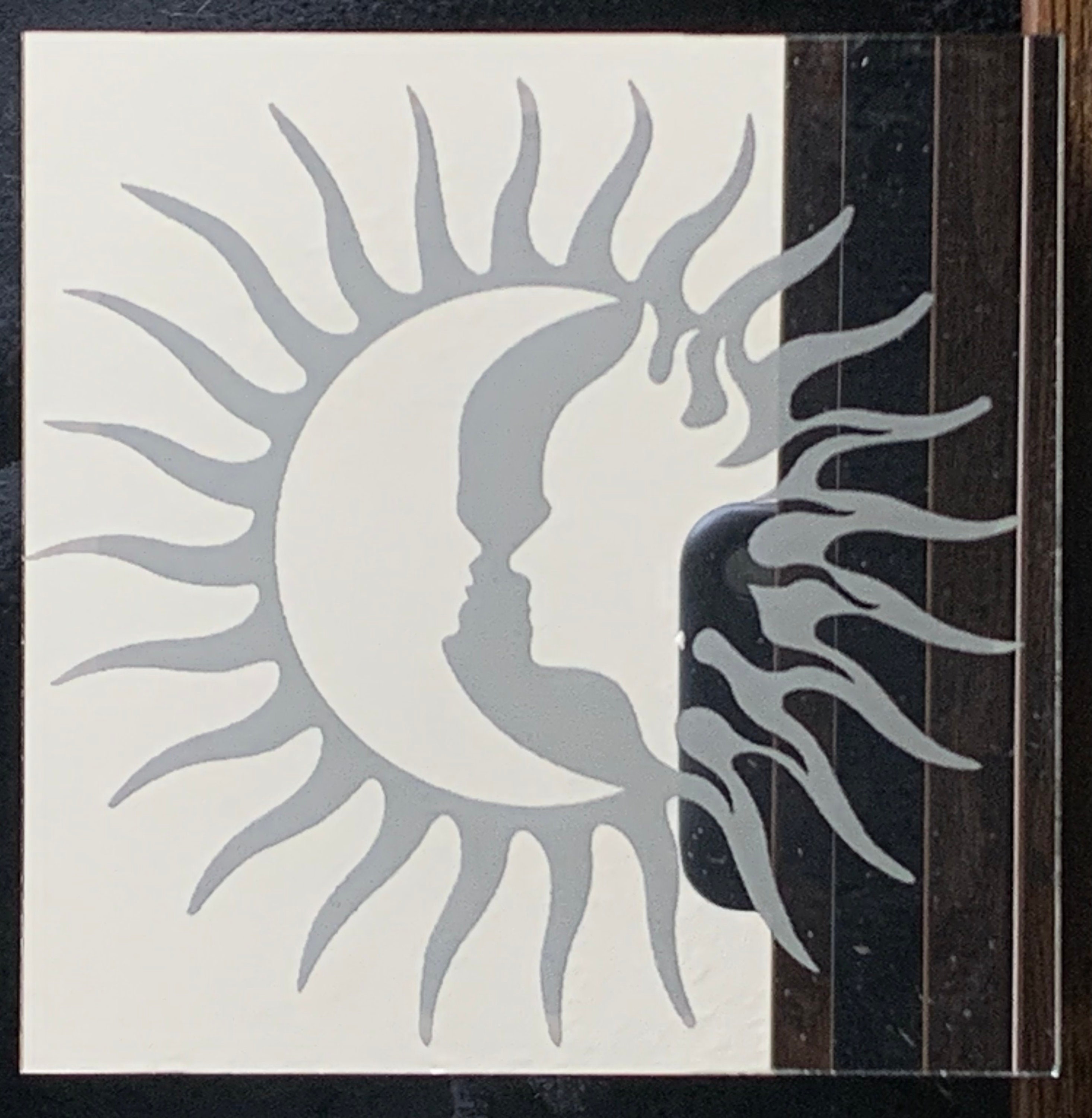 Mirrored Light Box (sun Moon Faces) - Etsy