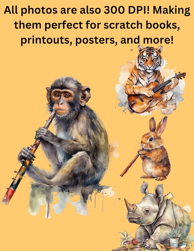 20 Musical Animals PNG Clipart Animals Making Music Giraffe Art Birds ...