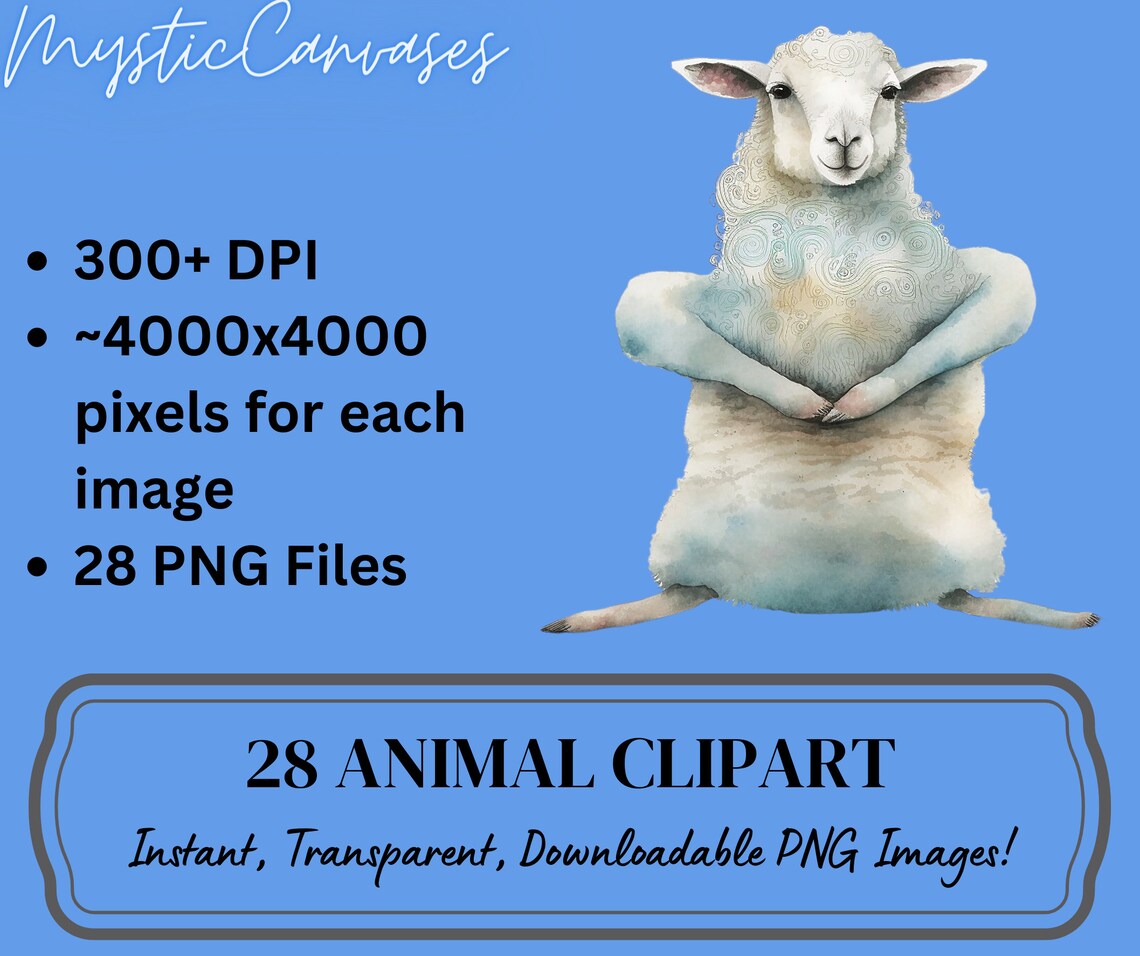 28 Animal Yoga Clipart Animals Doing Yoga PNG Art High Quality High ...
