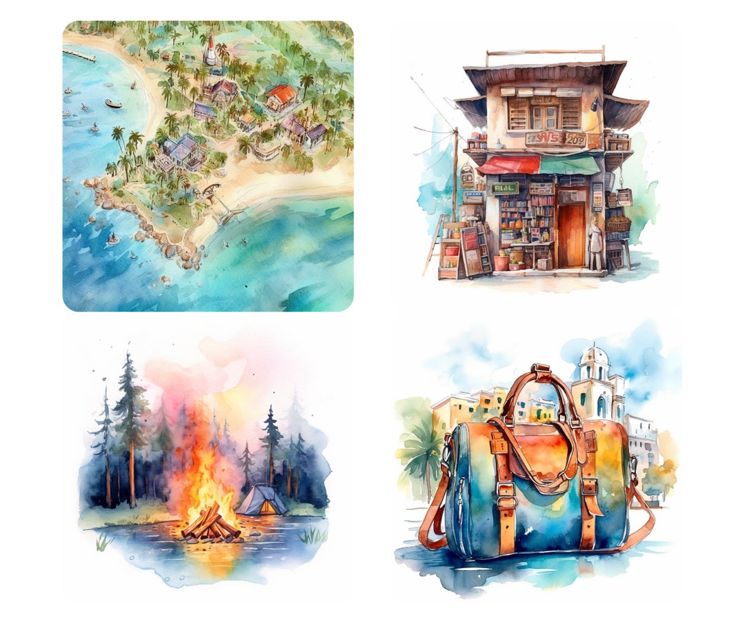 Family Vacation Art, Summer Family Clipart, Beach Family Clipart ...