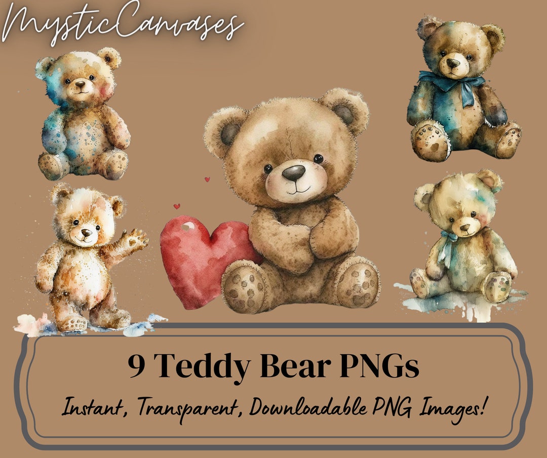 9 Teddy Bear Clipart Pngs - 10 High Quality Clipart Teddy Bear Artwork ...