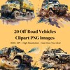 25 Cars and Cars in Mud Clipart off Road Vehicles Art Car in Mud Art ...