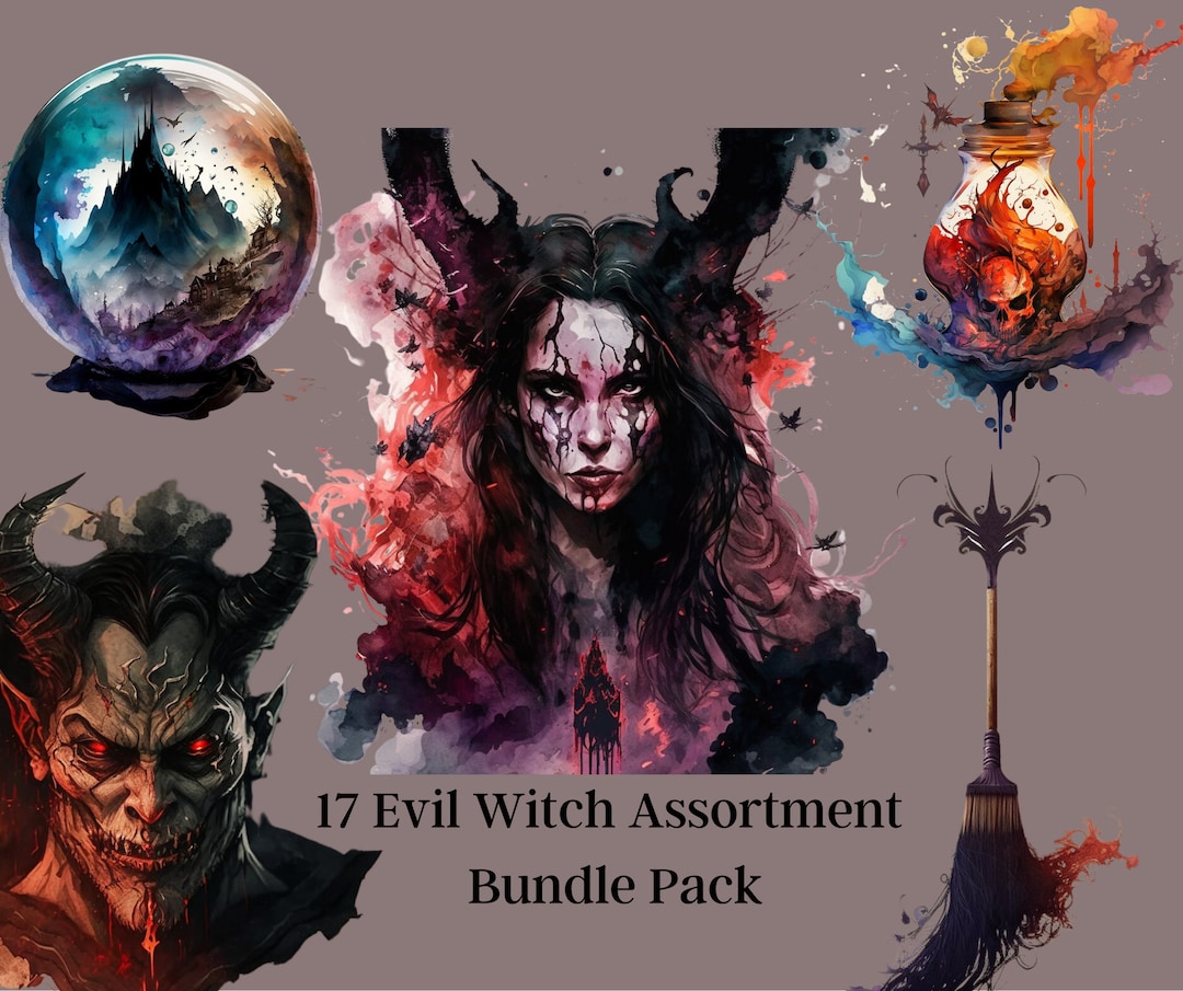 17 Dark Witch Clipart, Witch Clipart Png, Witch Wall Art, Magical Png ...