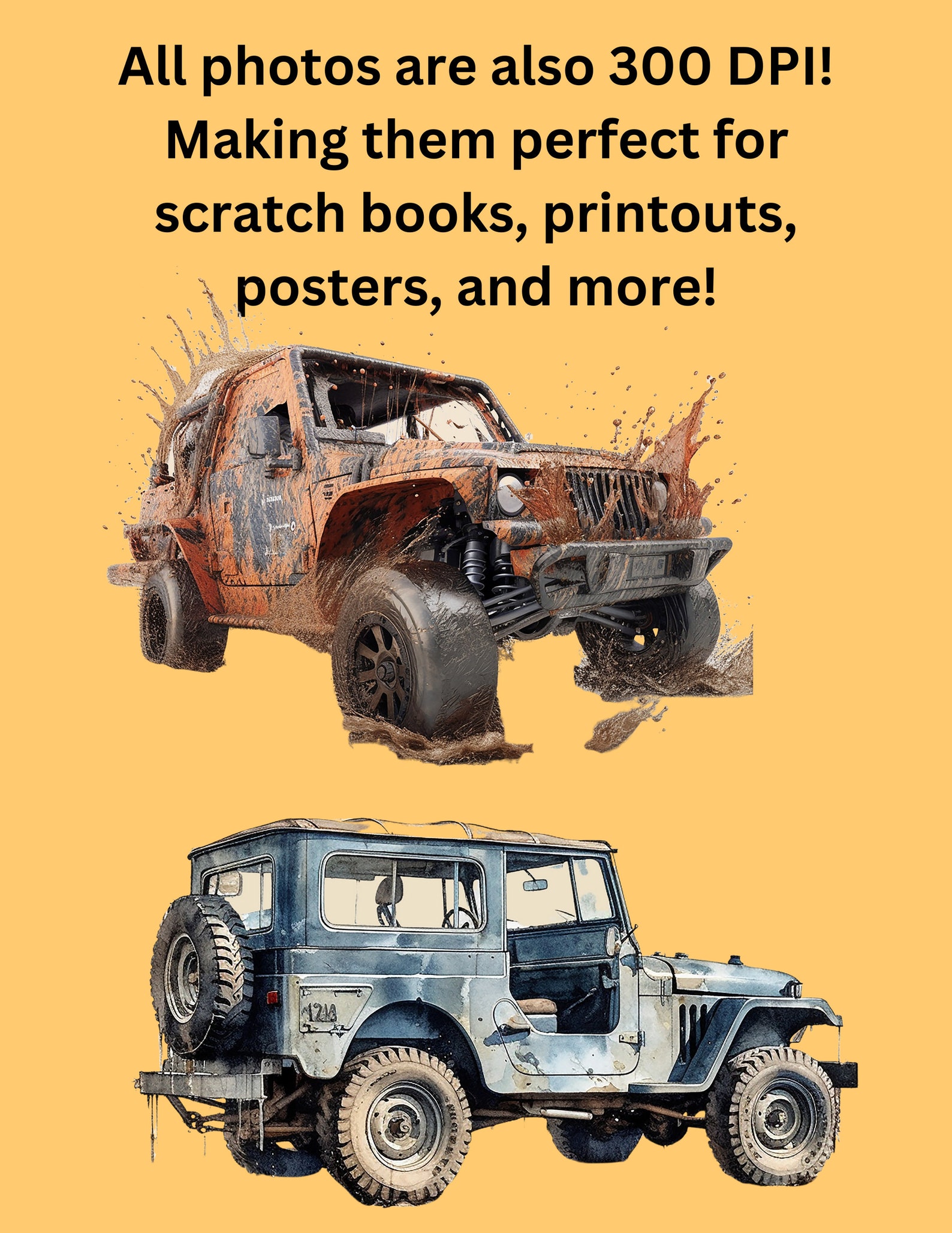 25 Cars and Cars in Mud Clipart off Road Vehicles Art Car in Mud Art ...