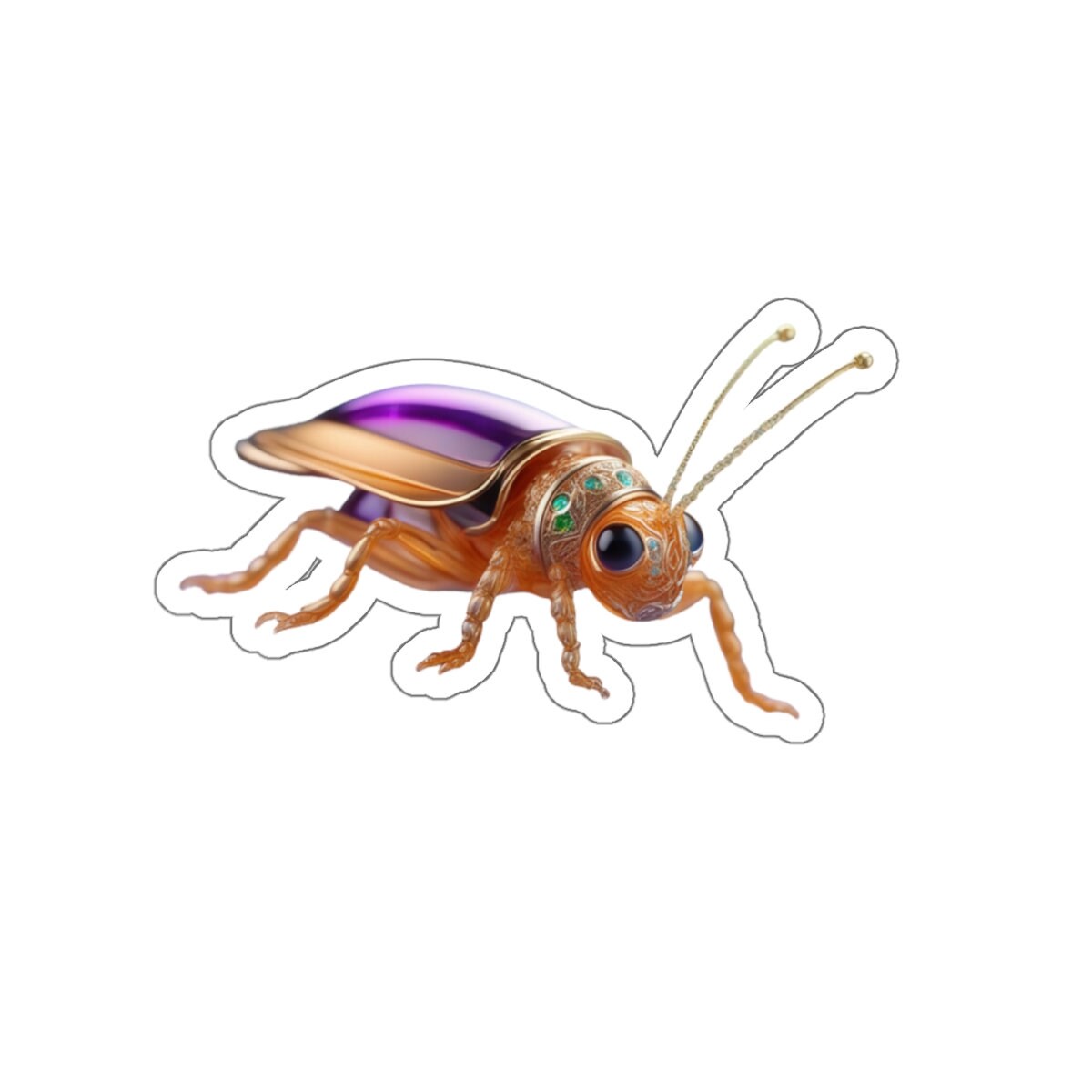 Bug Sticker Beetle Sticker Scarab Sticker Insect Sticker - Etsy