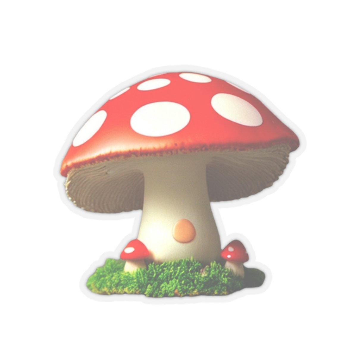 Cartoon Mushroom Sticker Red Fungi Sticker Mushroom Animated - Etsy