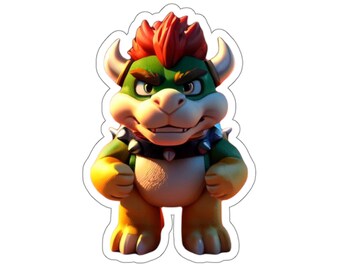 Bowser Vinyl Sticker - Etsy