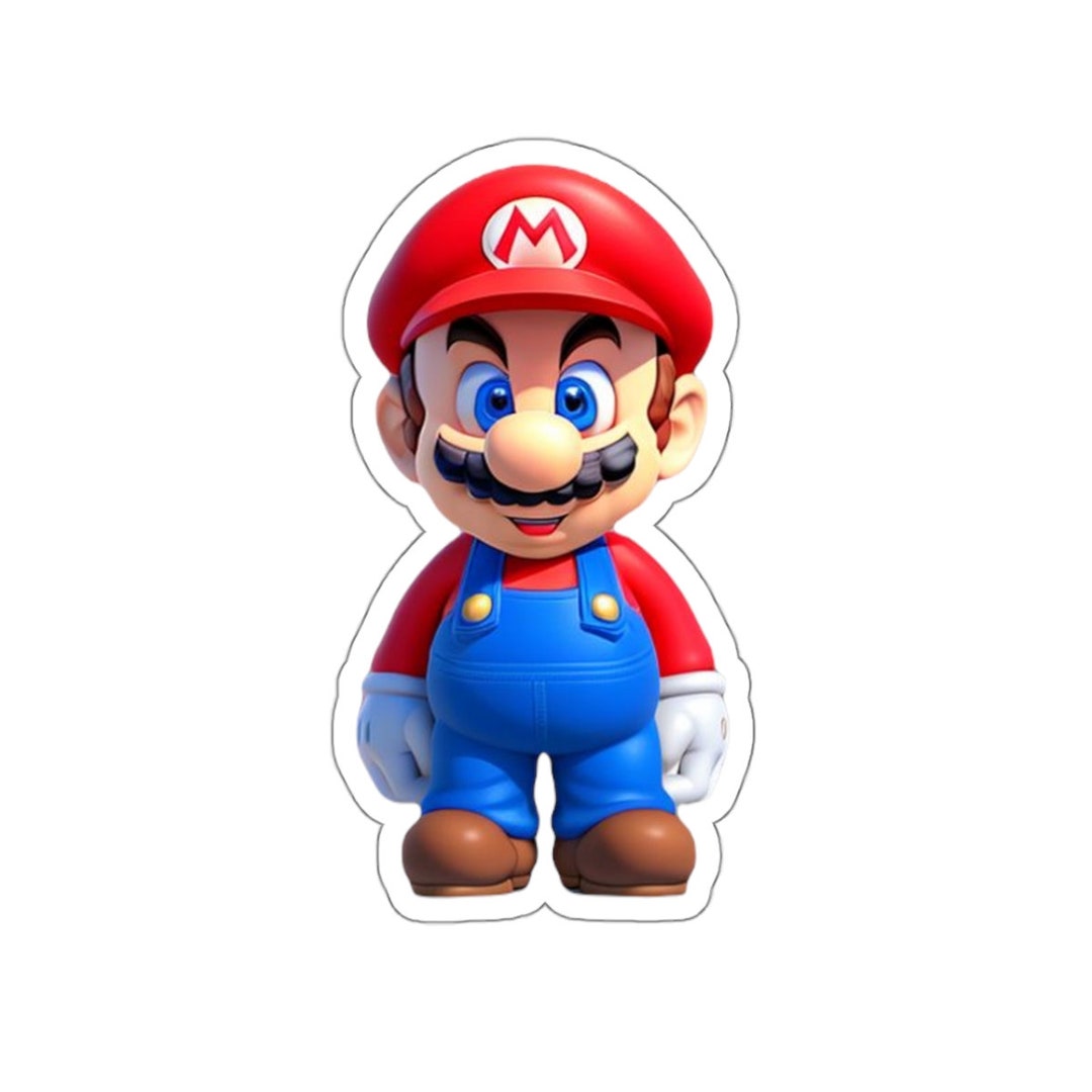 Classic Mario Sticker Animated Mario Cartoon Sticker Cartoon Mario ...